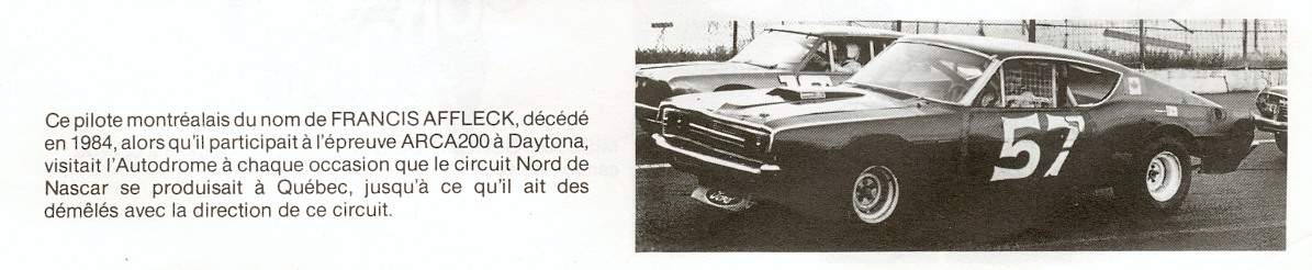 Francis Affleck #57, 59