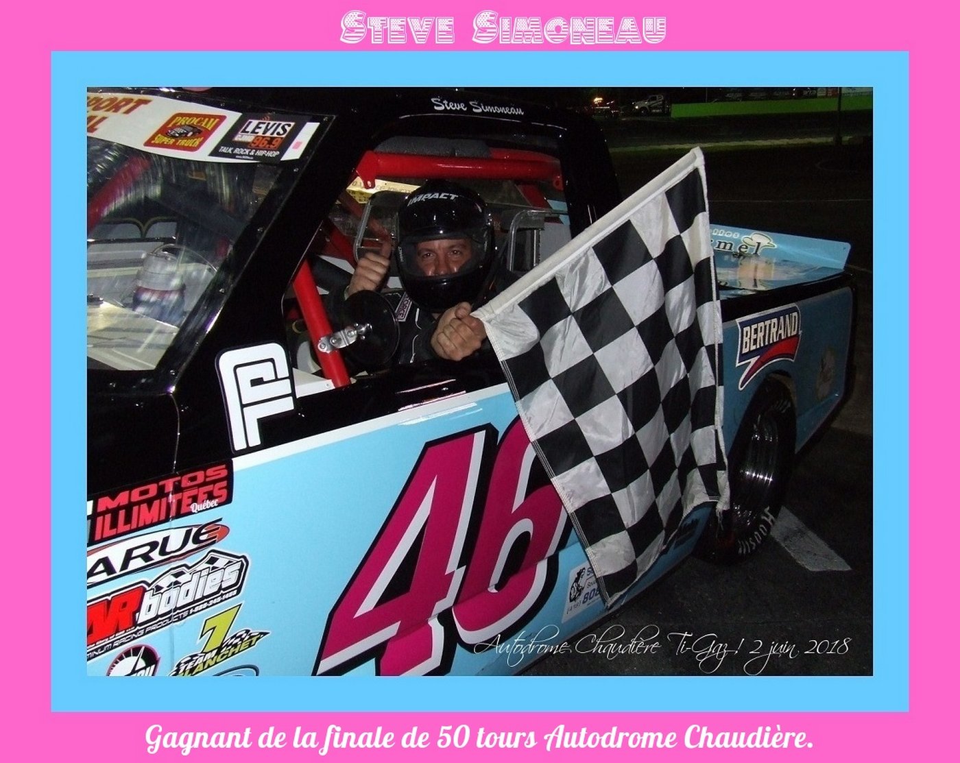 Steve Simoneau #46, 00, 18