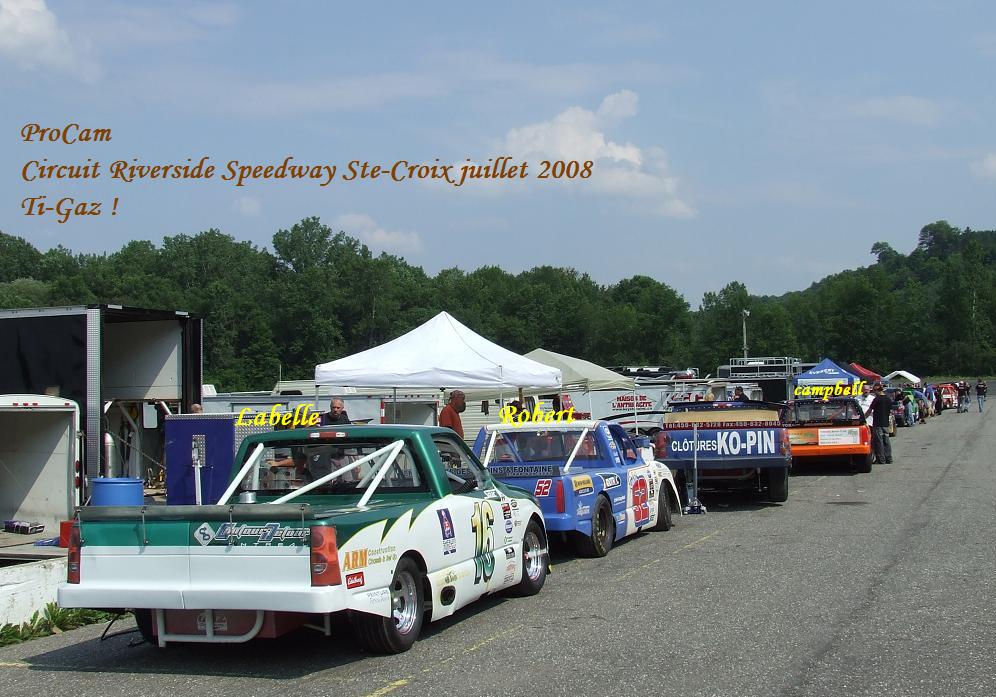 Circuit Riverside Speedway Ste-Croix - Saison 2008